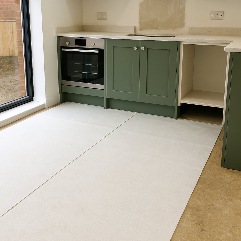 Breathable Adhesive Floor Protection LD - White - 1m x 10m – Protecta ...