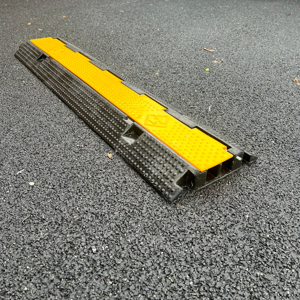 External Pedestrian Cable Protector - 2 Channel - 990mm (L) x 240mm (D ...