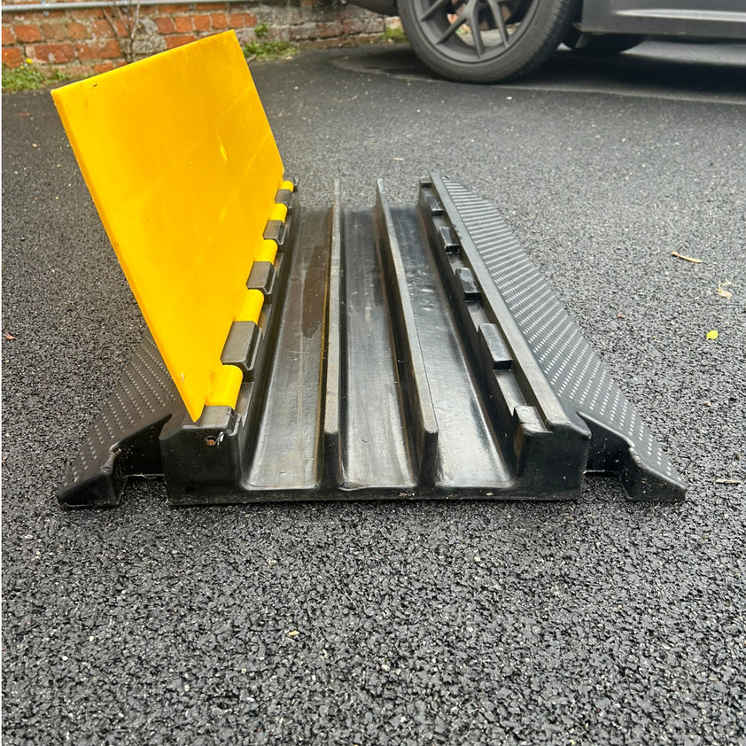 External Vehicle Cable Protector - 3 Channel - 900mm (L) x 500mm (D) x ...