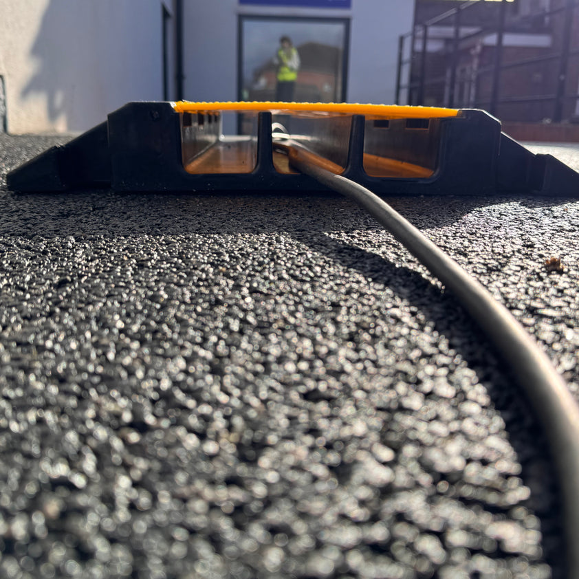 External Vehicle Cable Protector - 3 Channel - 900mm (L) x 500mm (D) x ...