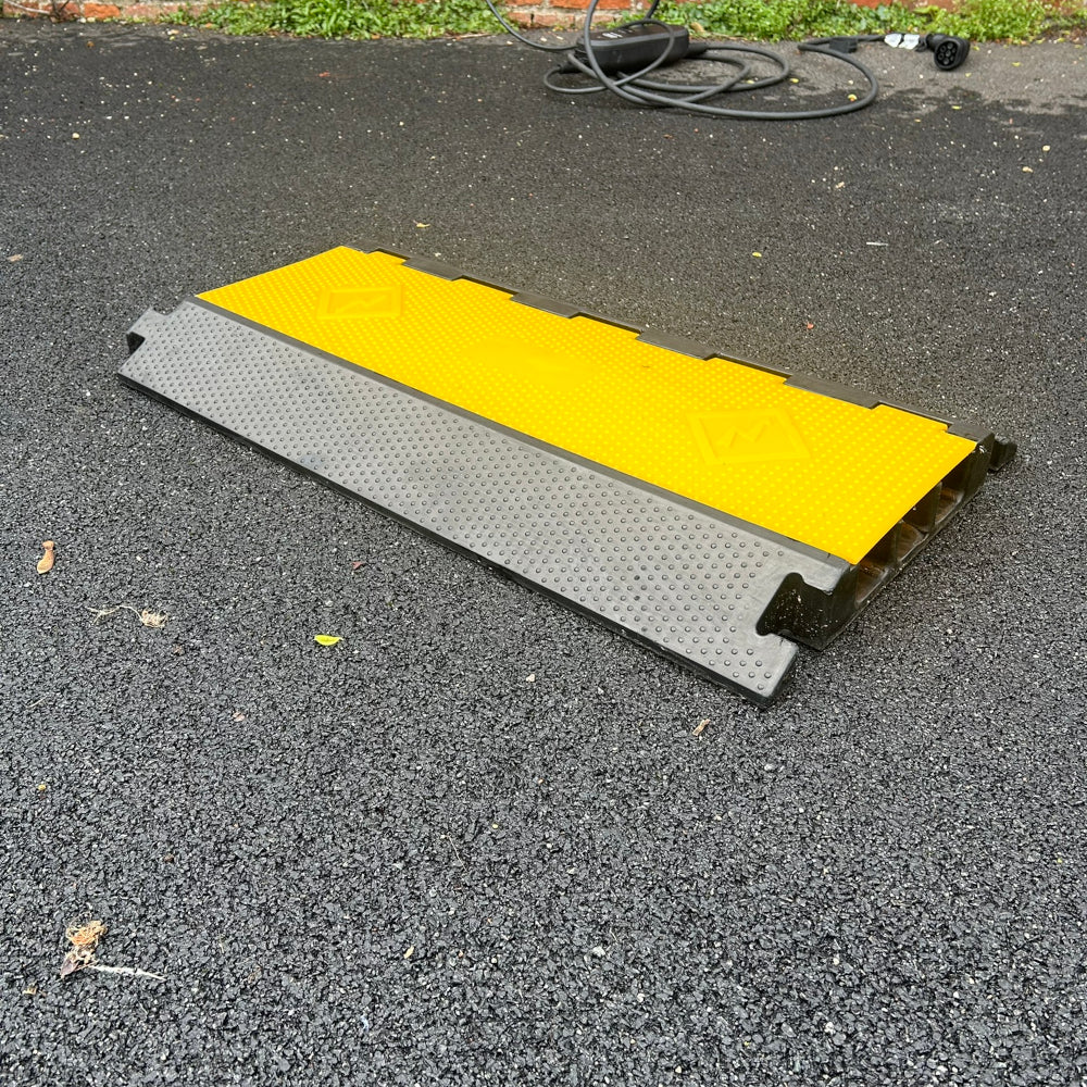 External Vehicle Cable Protector - 3 Channel - 900mm (L) x 500mm (D) x ...